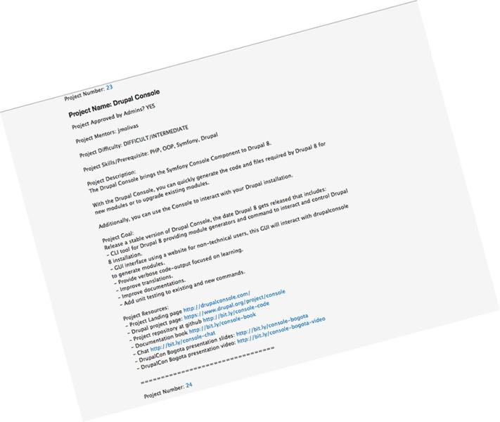 Drupal Console, proyecto para el Google Summer of Code Drupal Console, proyecto para el Google Summer of Code